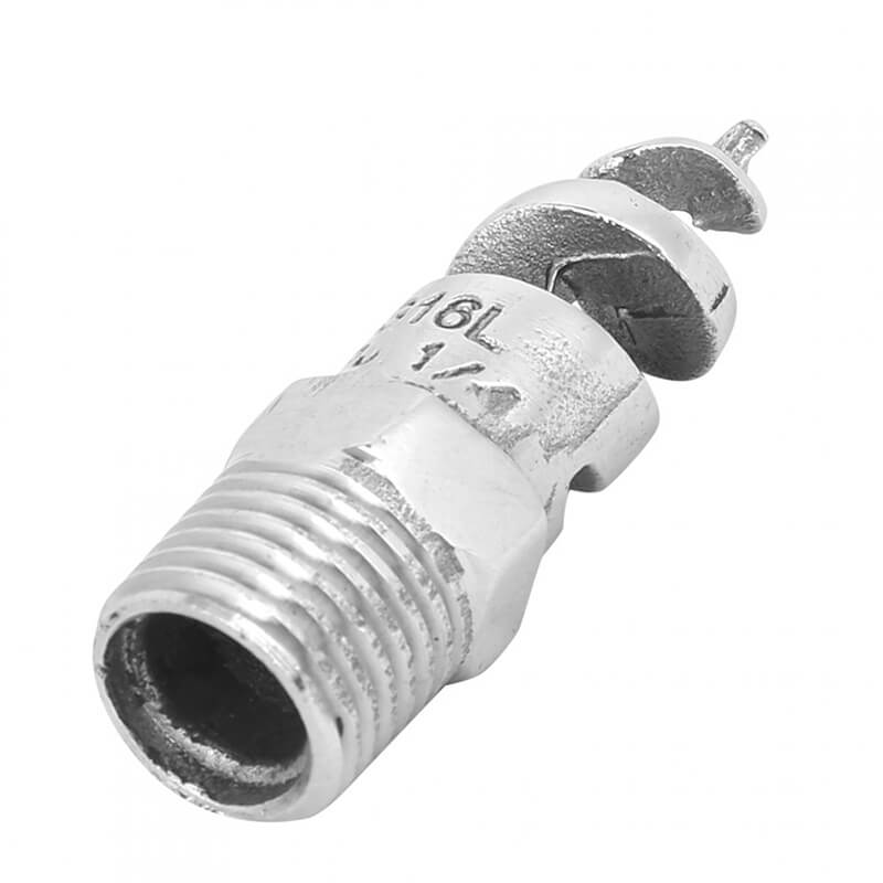 large diameter spiral nozzle